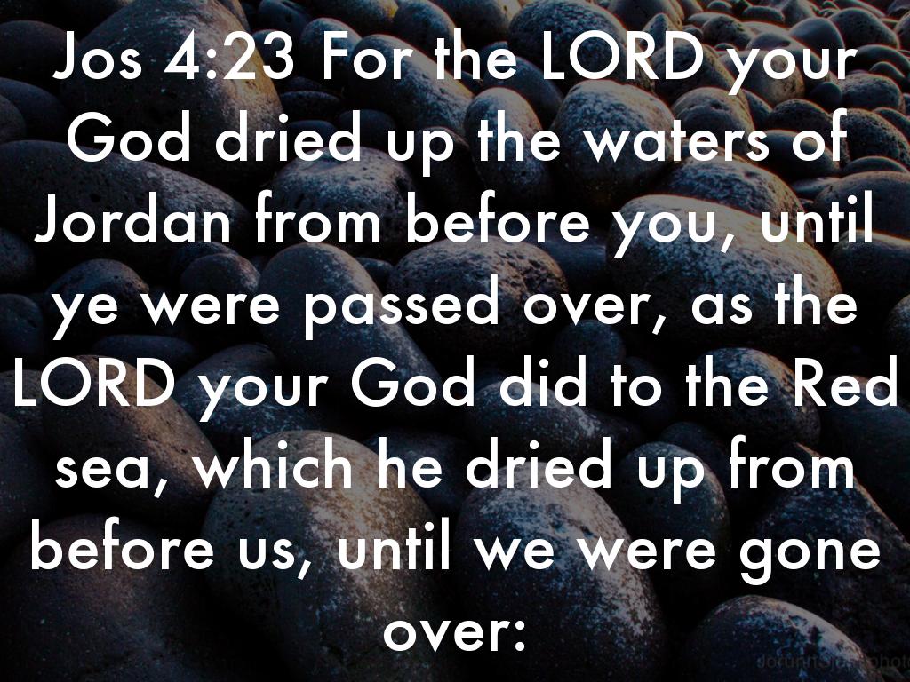 Lessons from Stones Josh 4: 19-24 by Stephen Boone