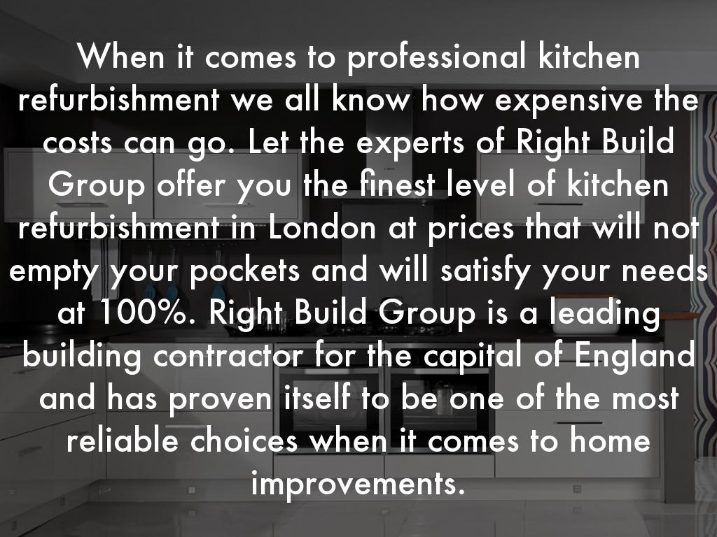 Kitchen Refurbishment London | Right Build Group Ltd.