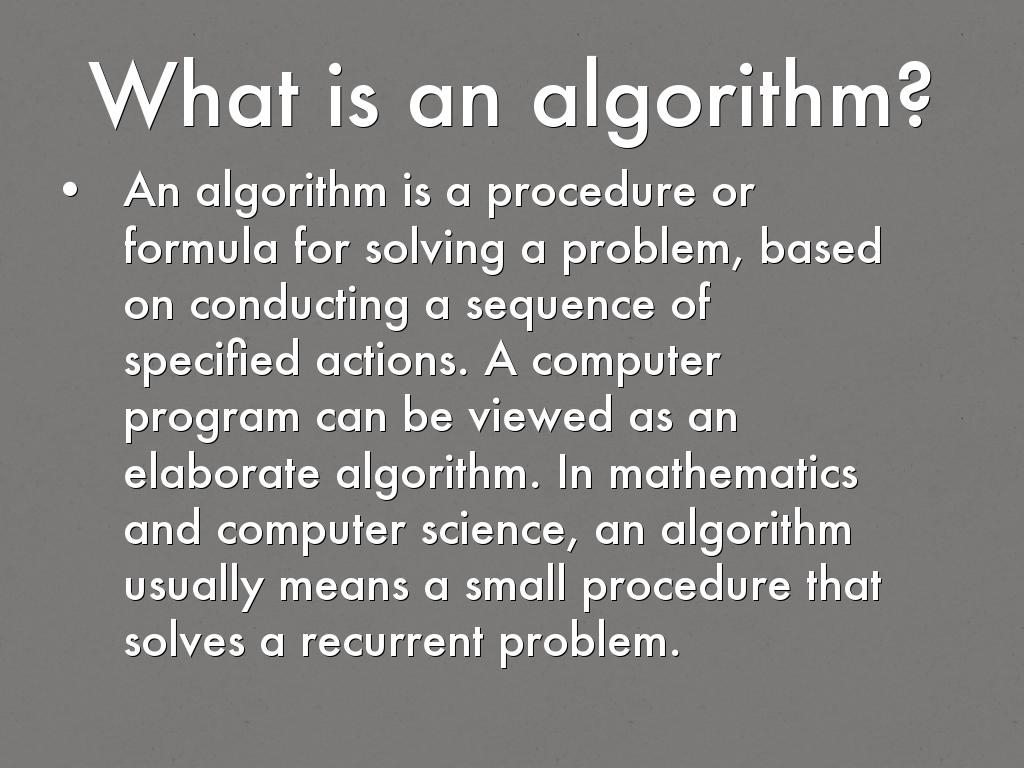 Algorithms by Maximus Valdez