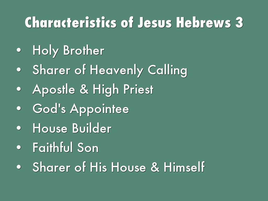 Lesson 6: Hebrews 3 by Charlotte Finley