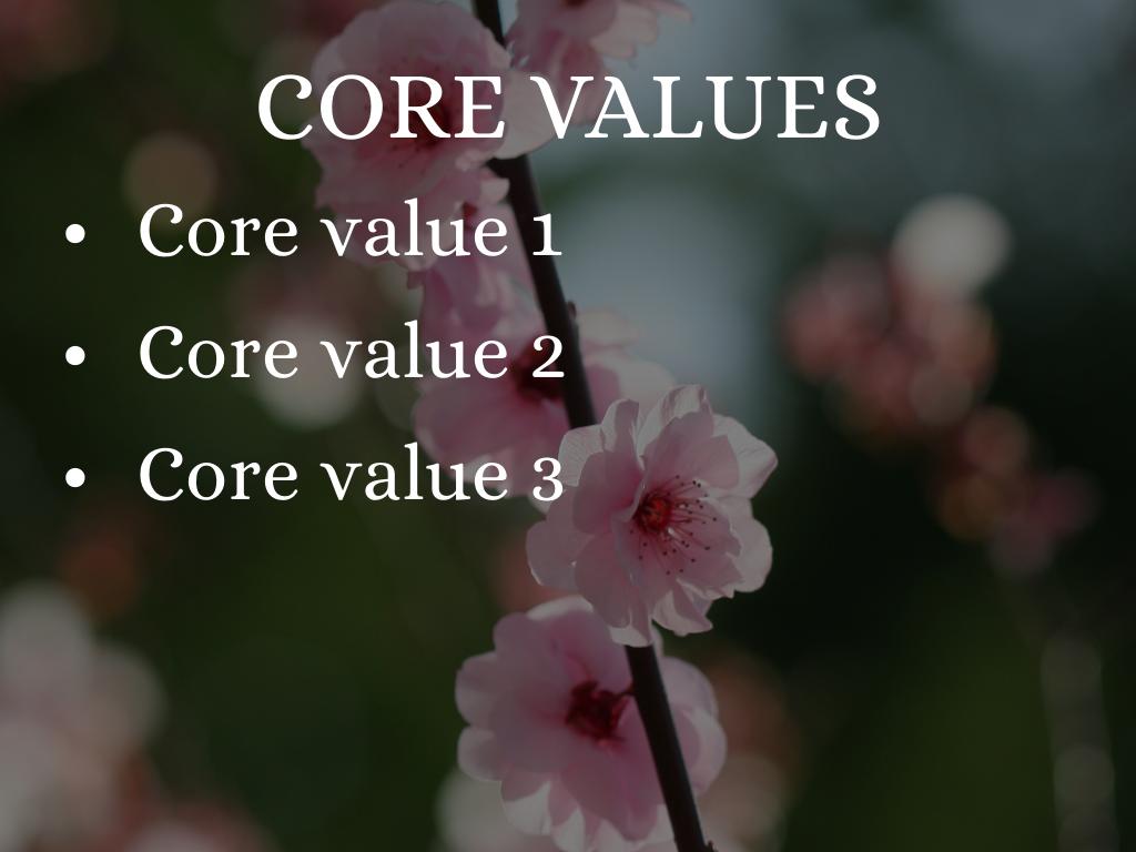 Culture and Core Values Haiku Deck Presentation