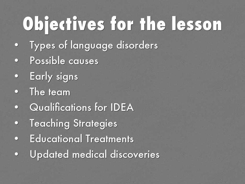 Language Disorder By Annmarie Sullivan Language Disorder By Annmarie Sullivan