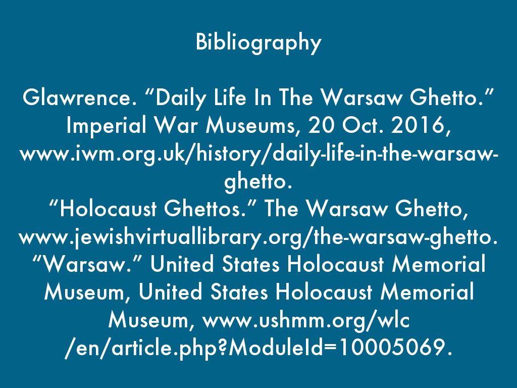 Holocaust Research Project by Kendall Fryar