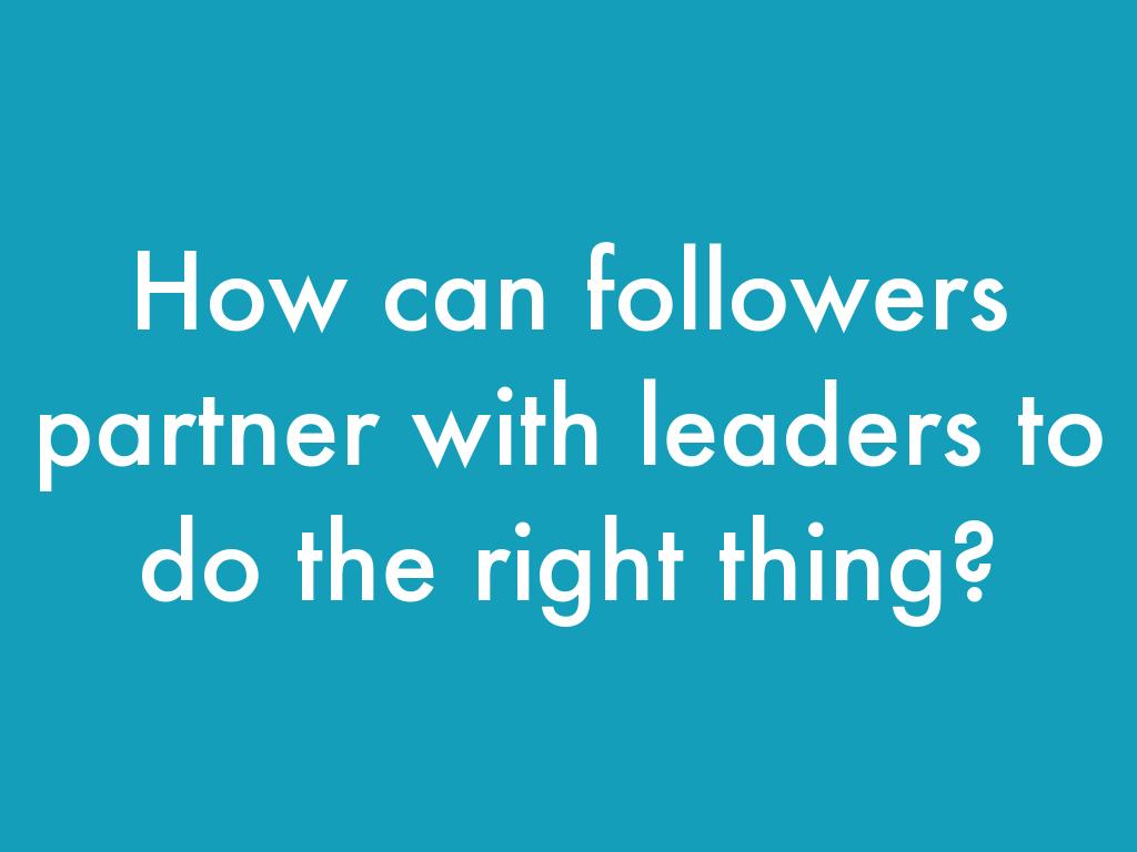 Followership by Stan Ward