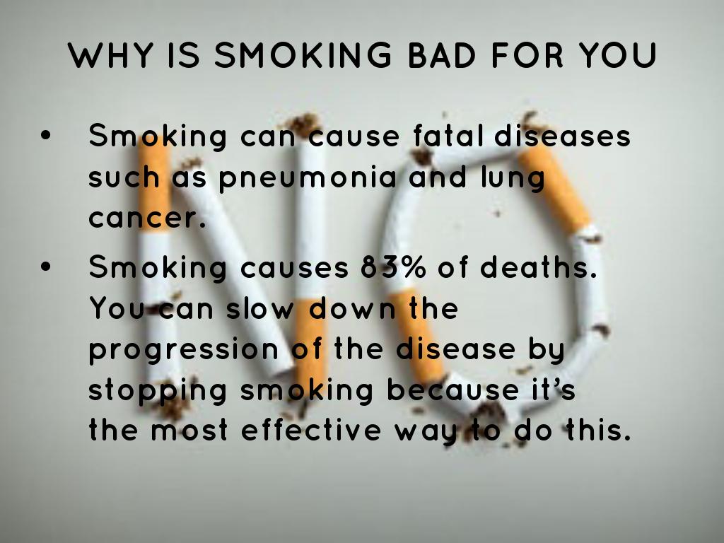 Why is smoking bad for you by Ingrid Gapcova
