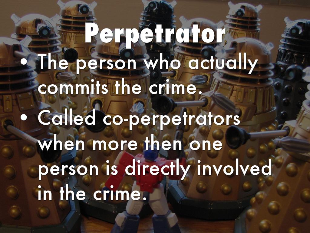 Involvement In a Crime by David Dickinson