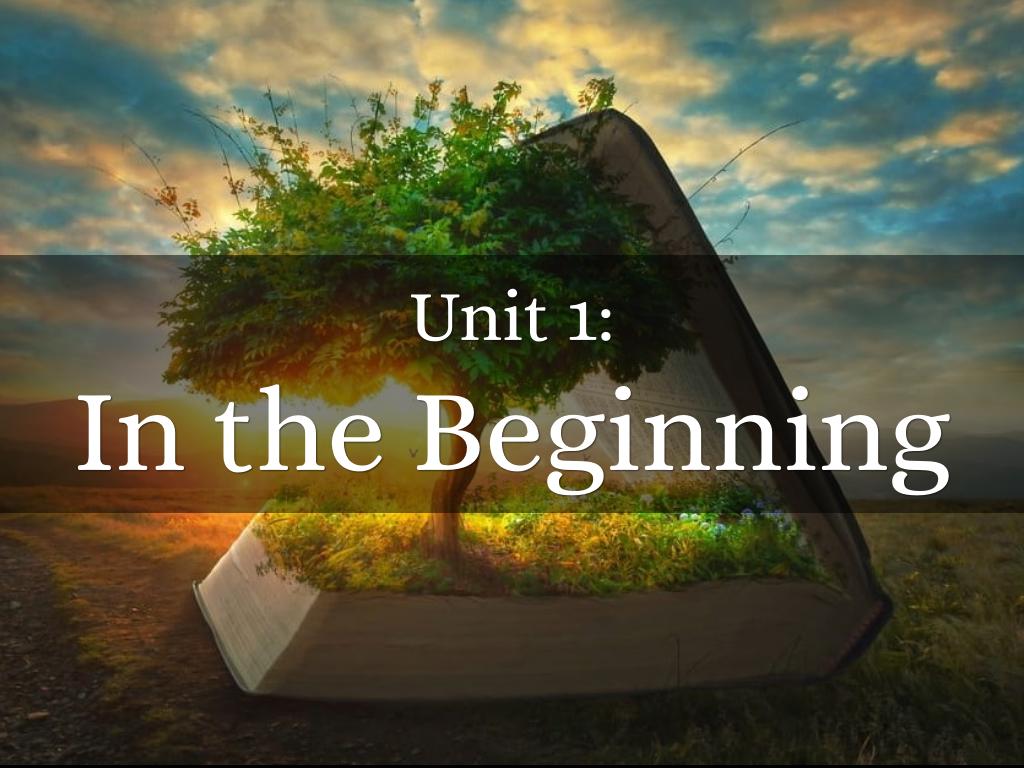 Unit 1: In the Beginning by Nilsa Huynh