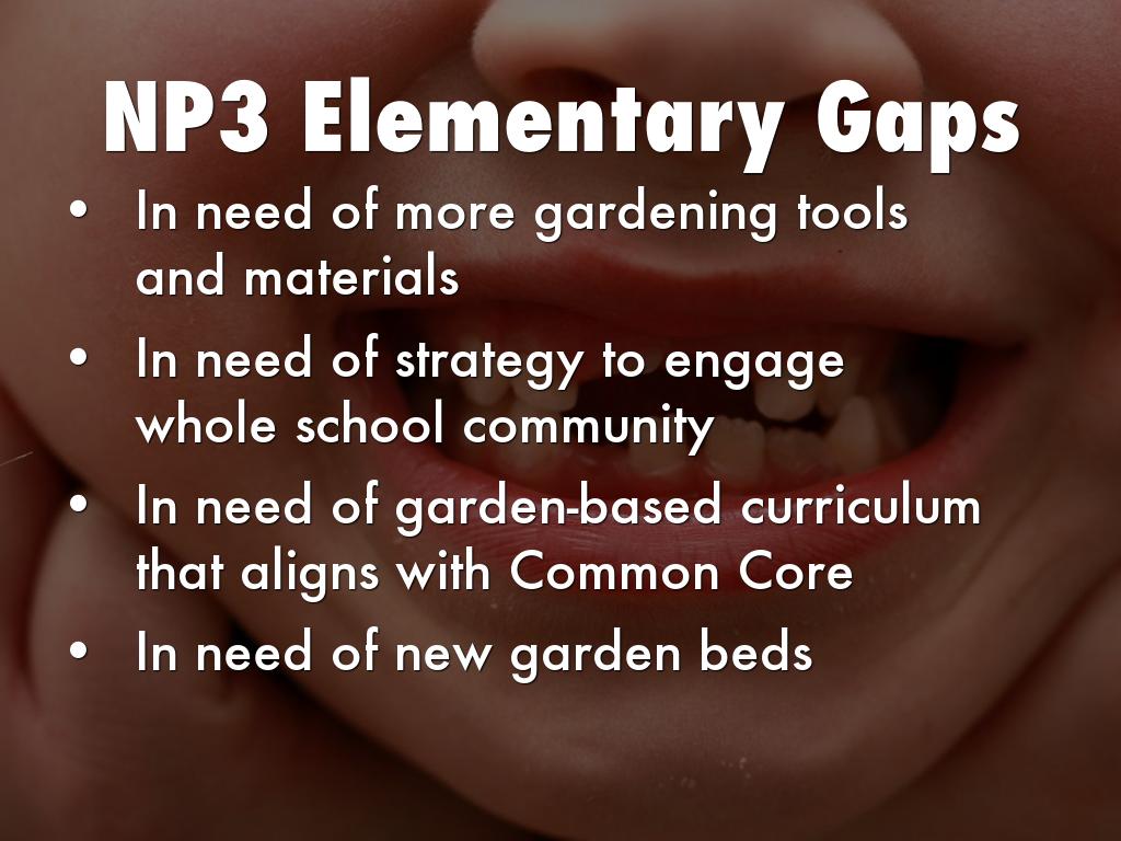 NP3 Elementary School Healthy Growing by Bryan Jersky