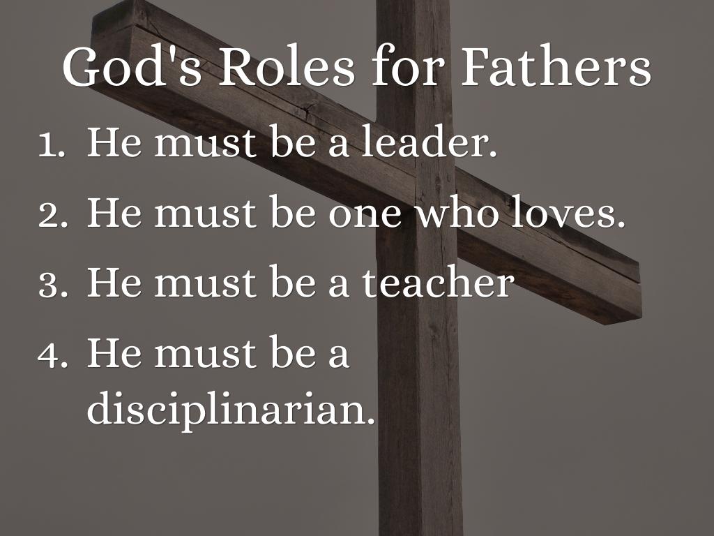 God's Role for Fathers by Stephen Boone