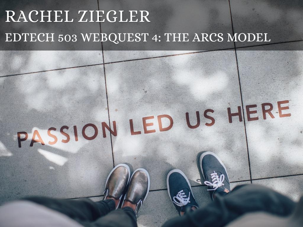 Webquest 4: ARCS model by rachel ziegler