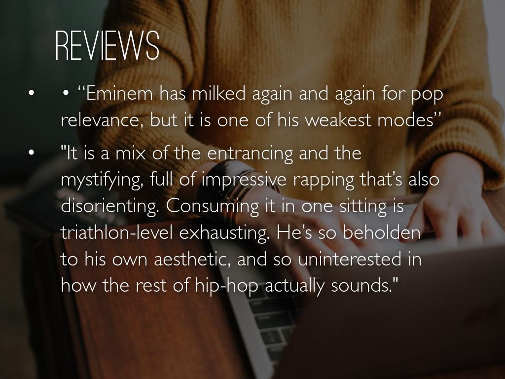Eminem's Struggle by Wyatt Kelley