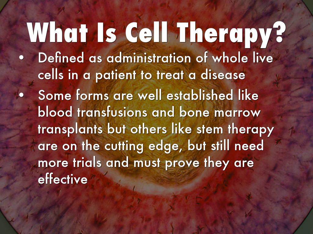 Cell Therapy by Jose Vasquez