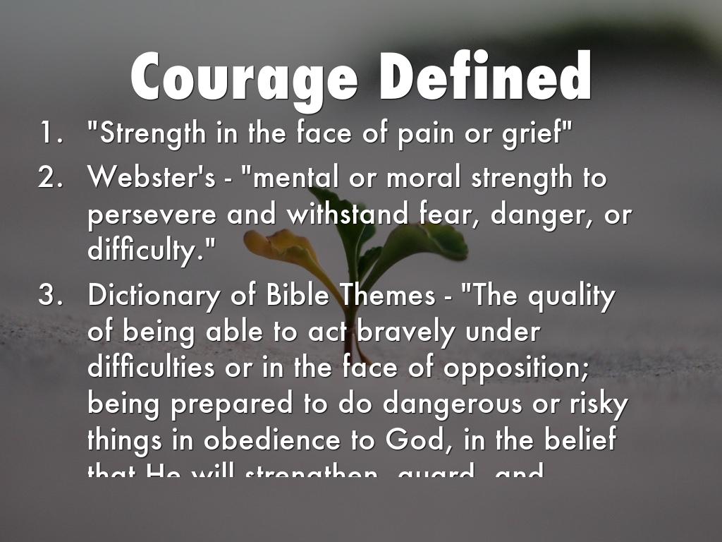 Courage Defined by Lance Leavens
