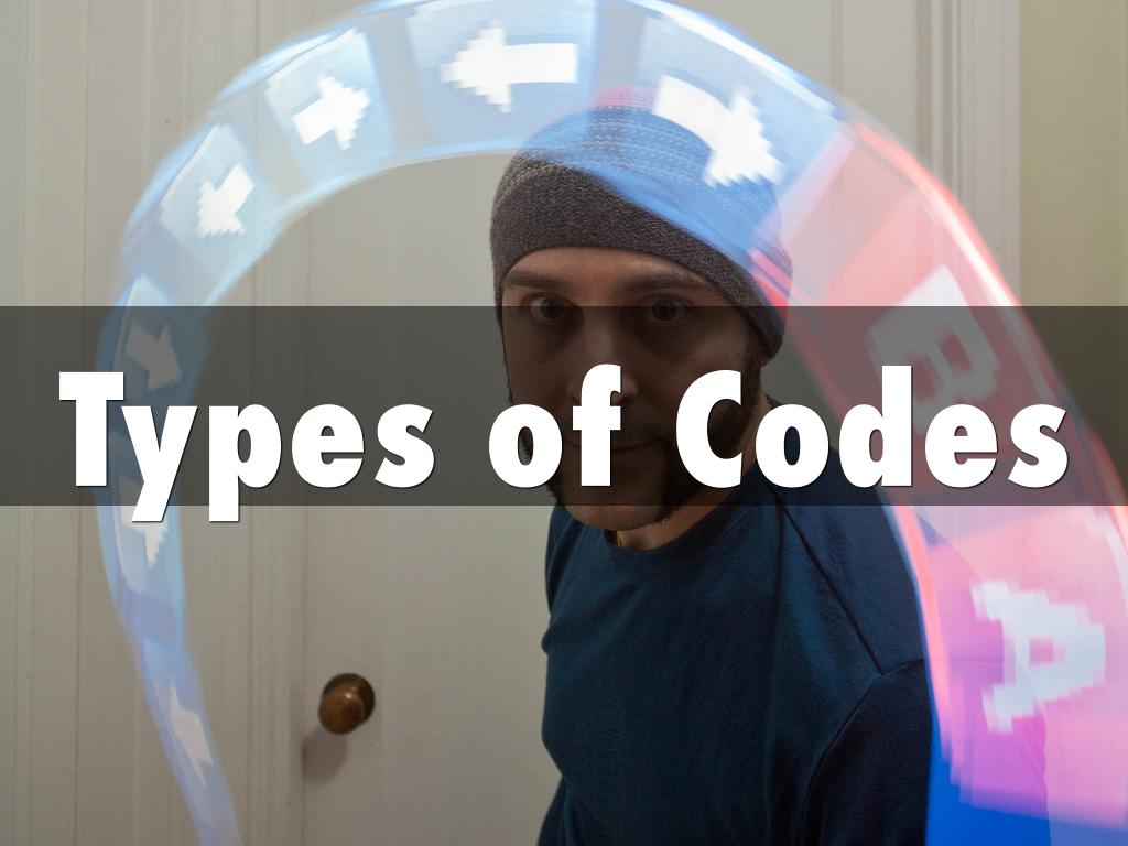 Types Of Codes By Nancy Tabor Types Of Codes By Nancy Tabor