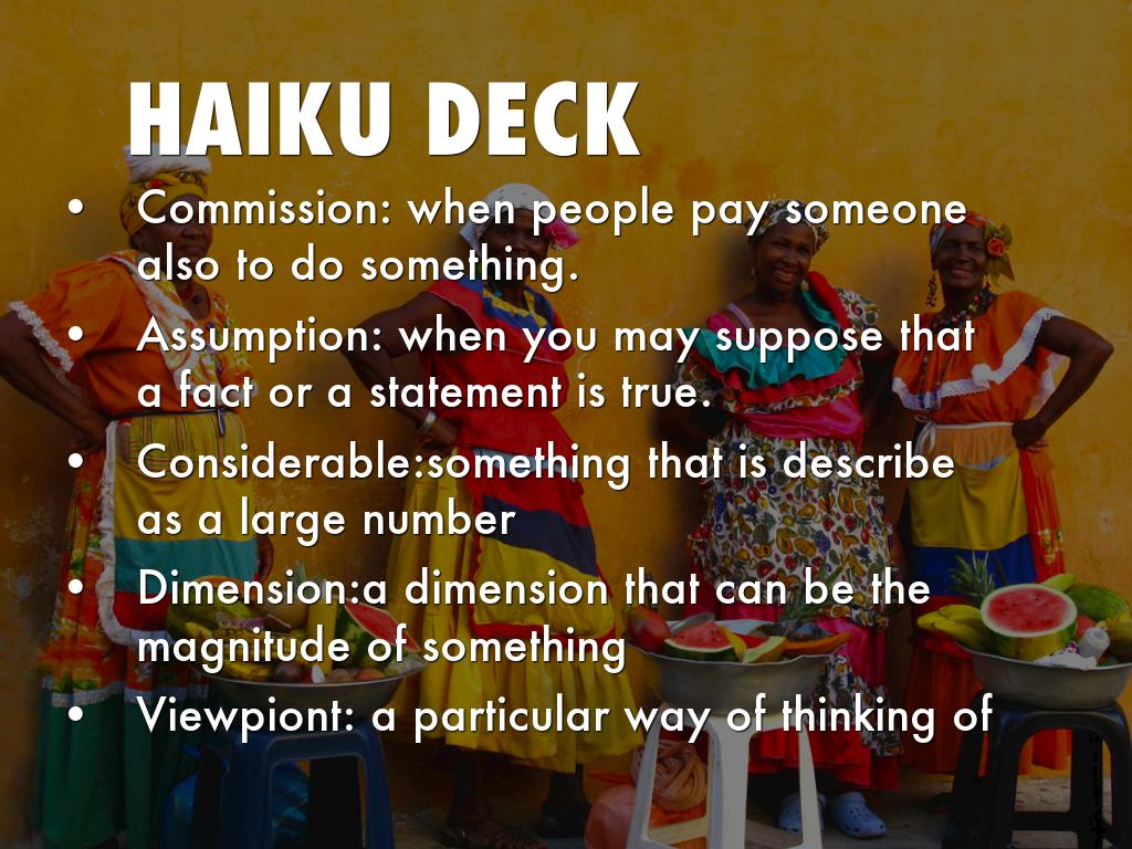 What Is Haiku Deck? by Nyah Adams