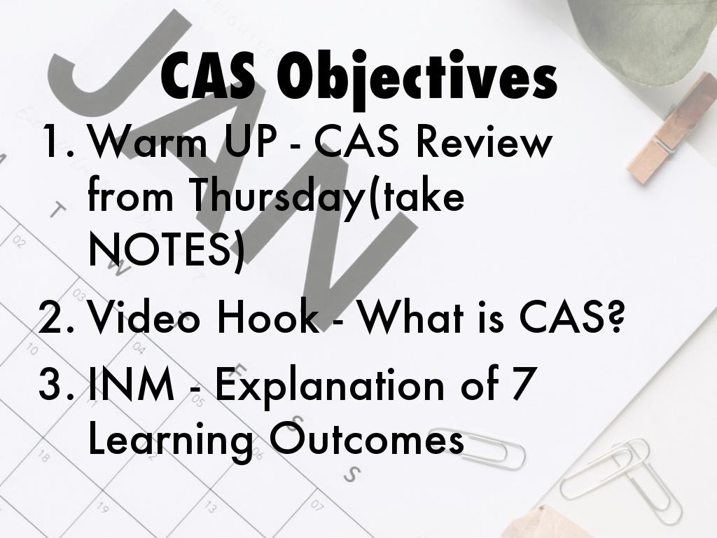 CAS - INTRODUCTION by Tamara Tamez