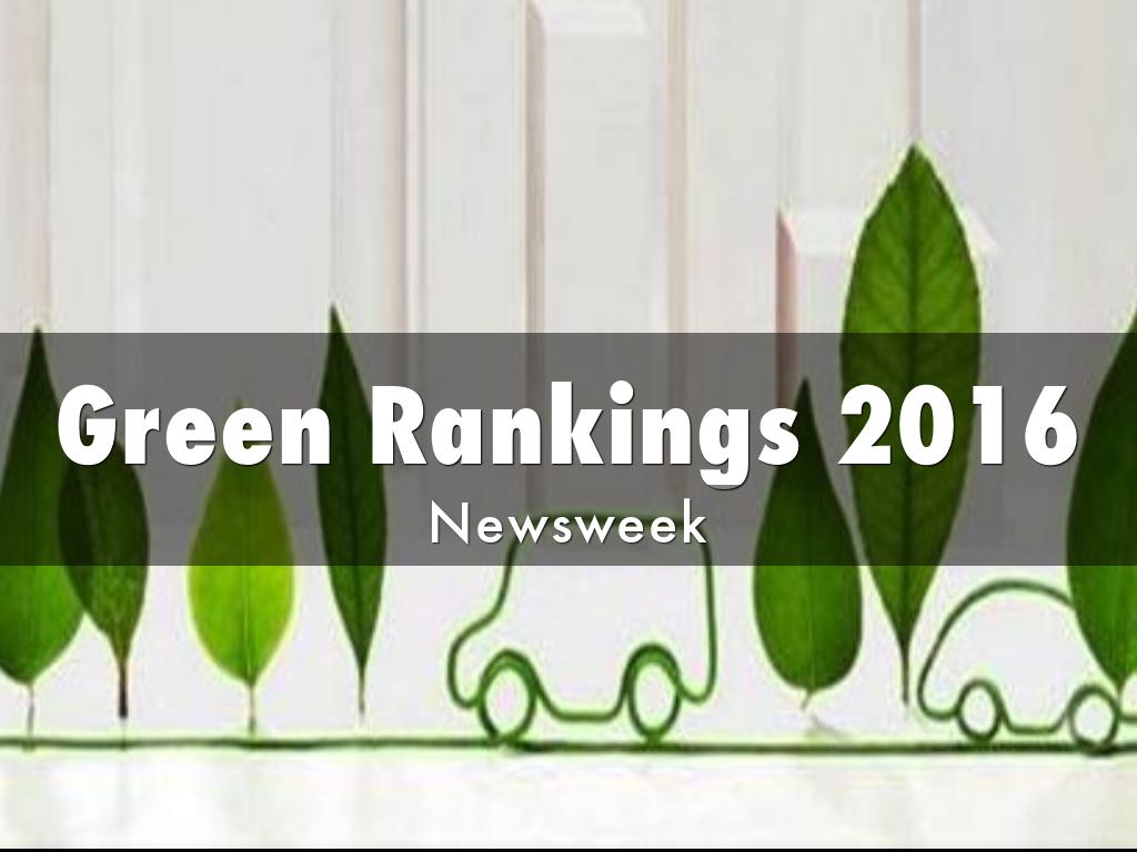Green Rankings 2016 by fertorrespa