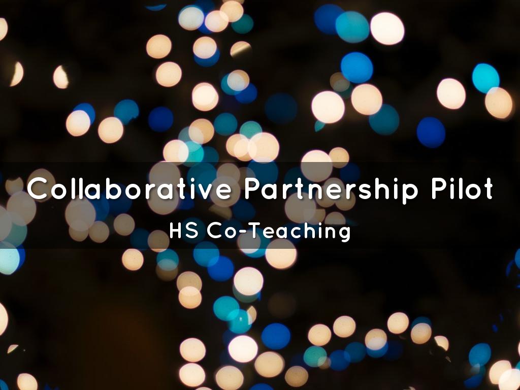 Collaborative Partnership Pilot by Betsy Fitzpatrick