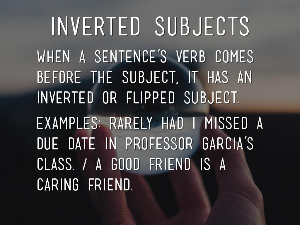 Subjects and Verbs by Mary Petty