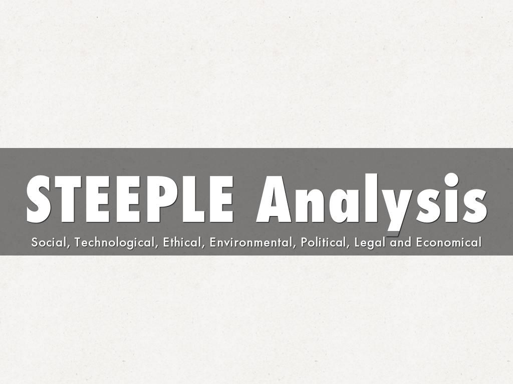 STEEPLE Analysis by lathacjcs