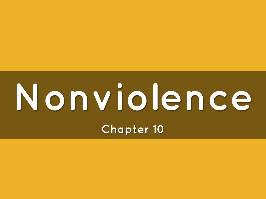 nonviolence by Ann L