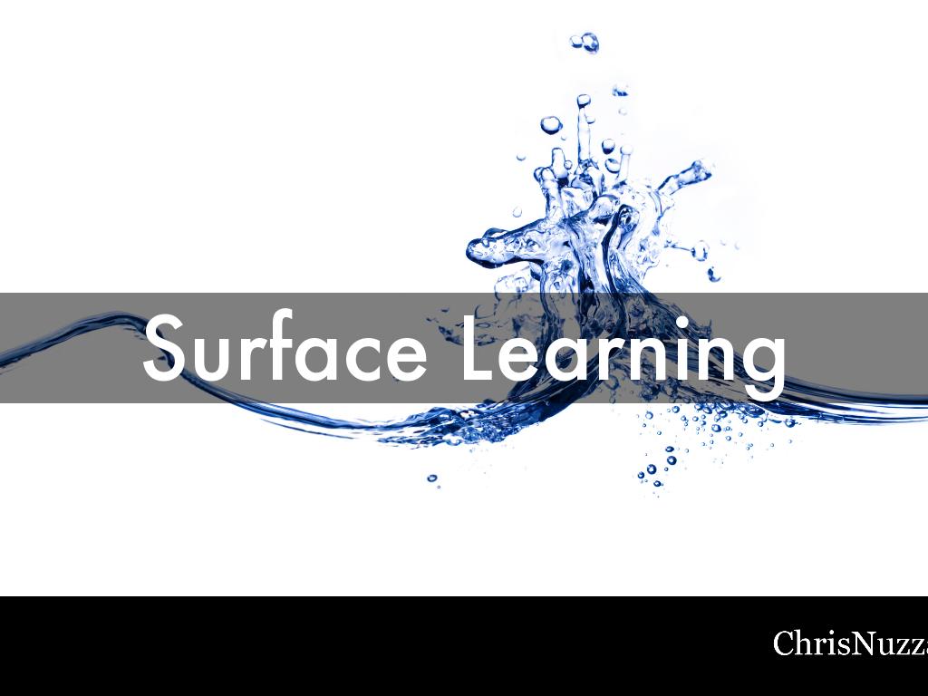 Surface, Advancement & Deep Learning by Jeff Hurt