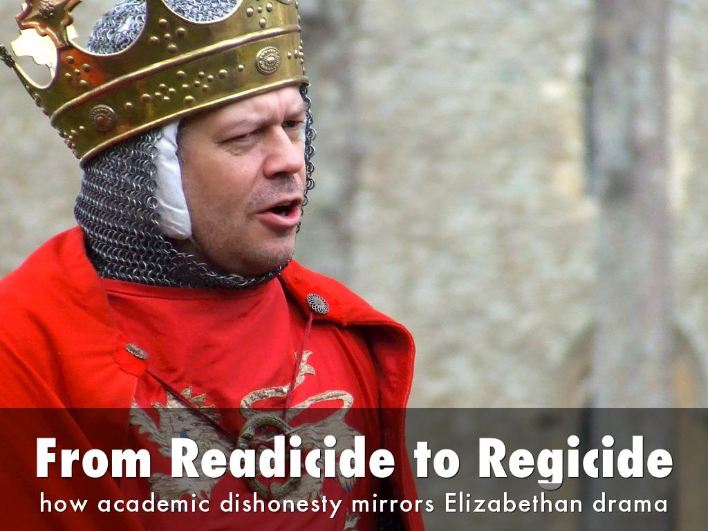 Readicide to Regicide by Gordon Hultberg