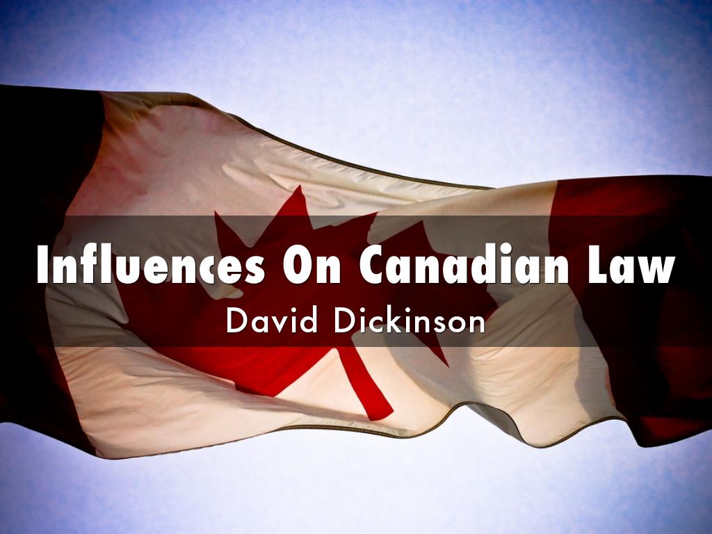 Influences On Canadian Law (Unit 1 Set 2) by David