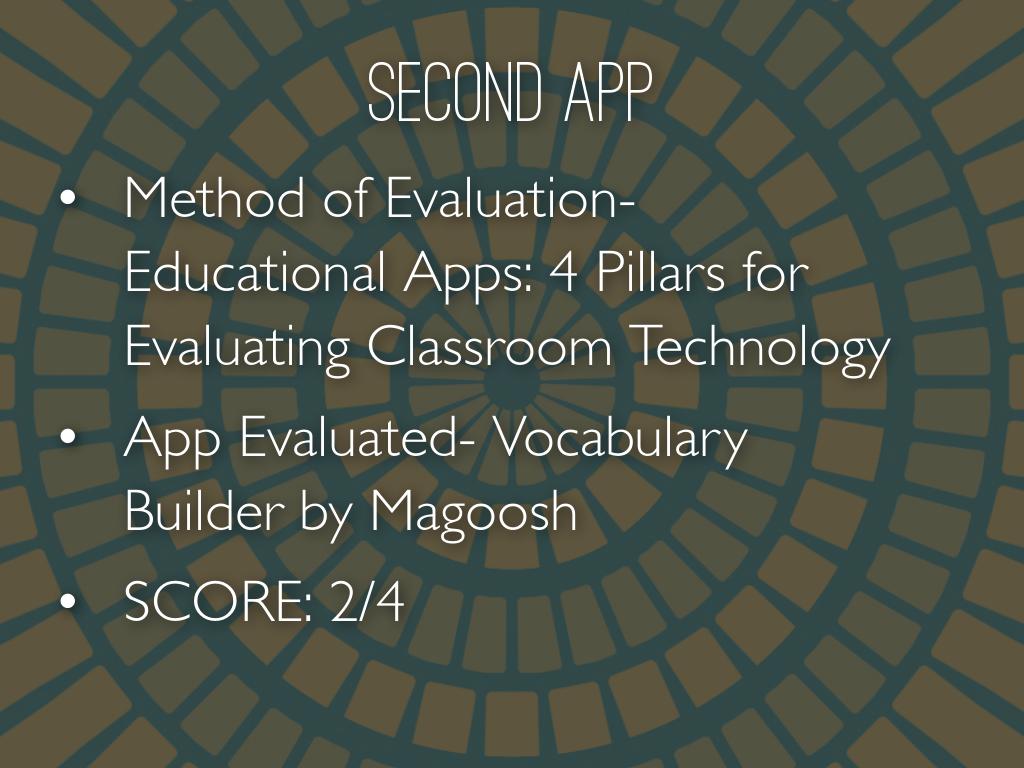 Evaluating Apps for Educational Purposes by rachelwhita