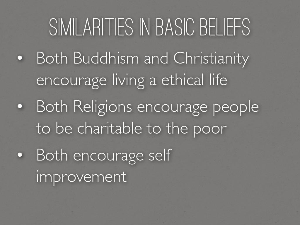 Buddhist Parables vs. Christian Parables by Ethan