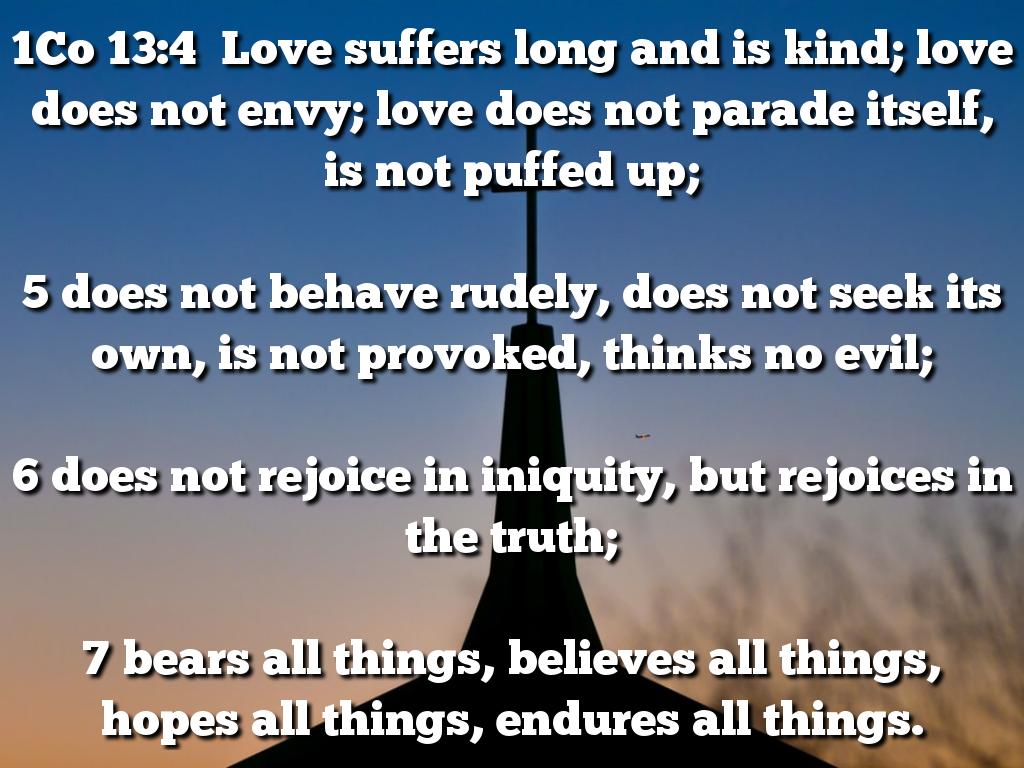 the love of 1st Cor. by Stephen Boone